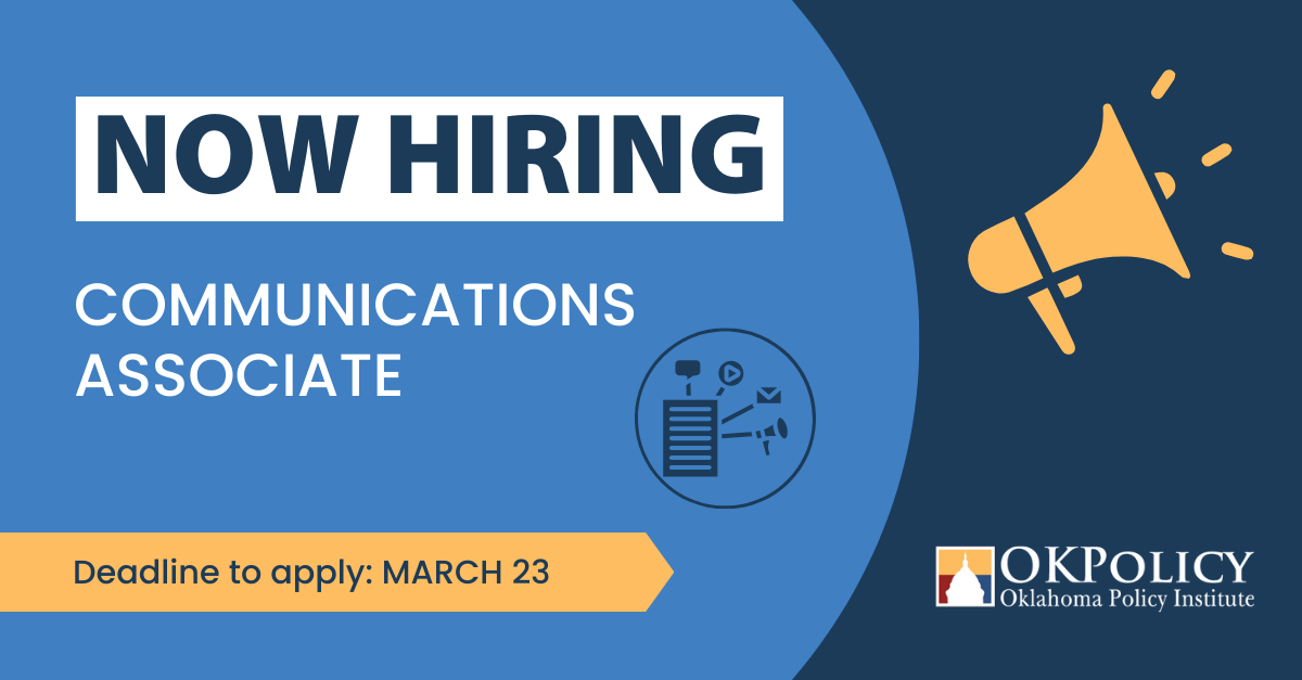 Join our team as a Communications Associate - Oklahoma Policy Institute